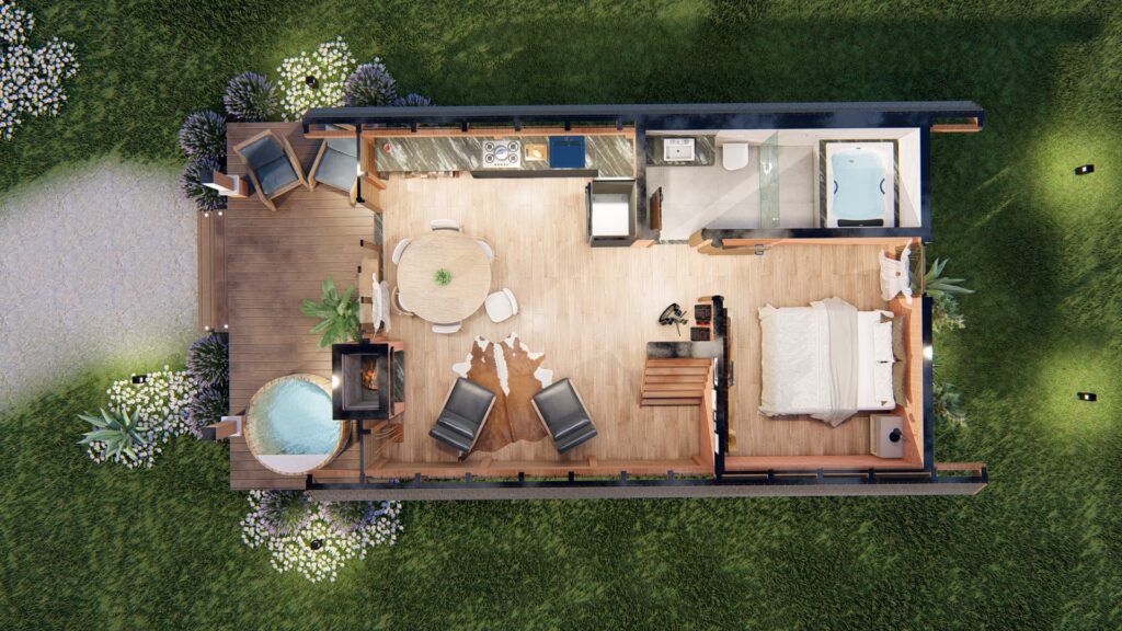 Projeto Chalé Suíça – Planta Pronta – Arquimobi – Arquitetura e Engenharia